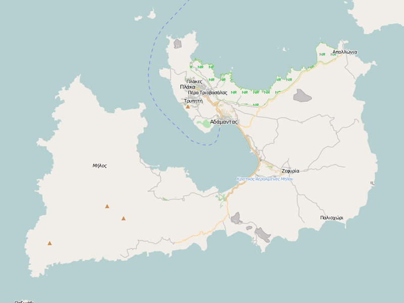 Milos Insel, Kykladen, Griechenland,Auskünfte Untekunft